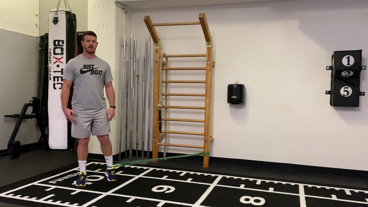 banded adductor drop down - YouTube