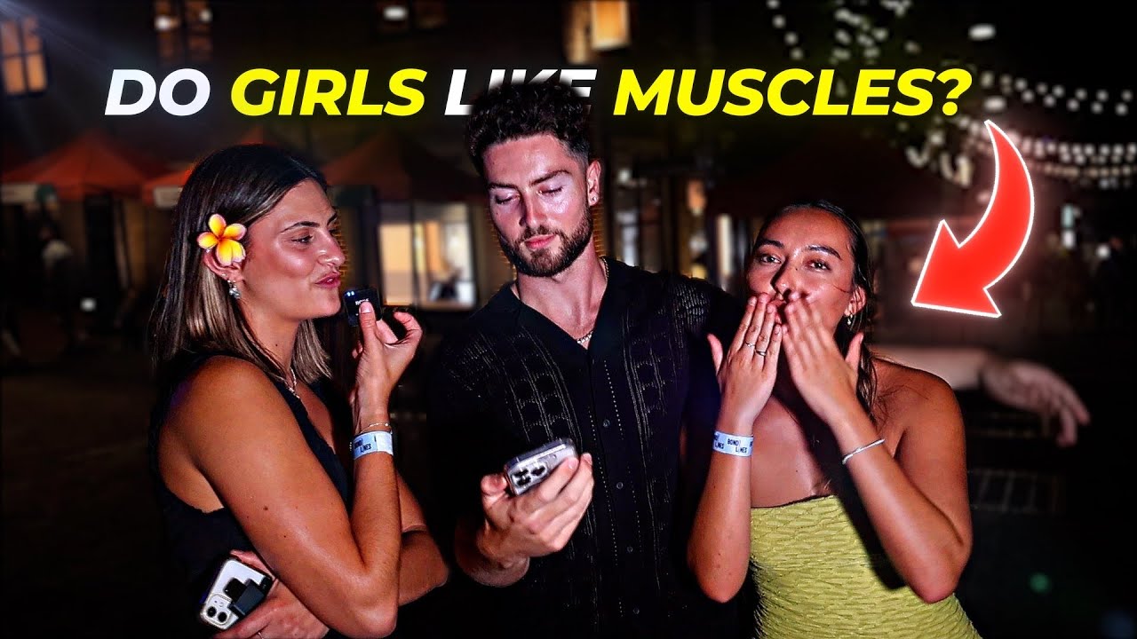 Asking Girls If They Prefer Muscles or No Muscles? - YouTube