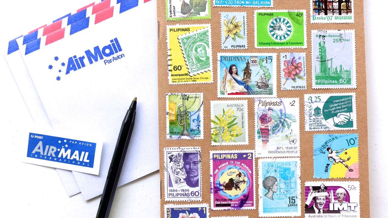 How To Decorate A Notebook With Old Stamps - DIY Crafts Tutorial ...