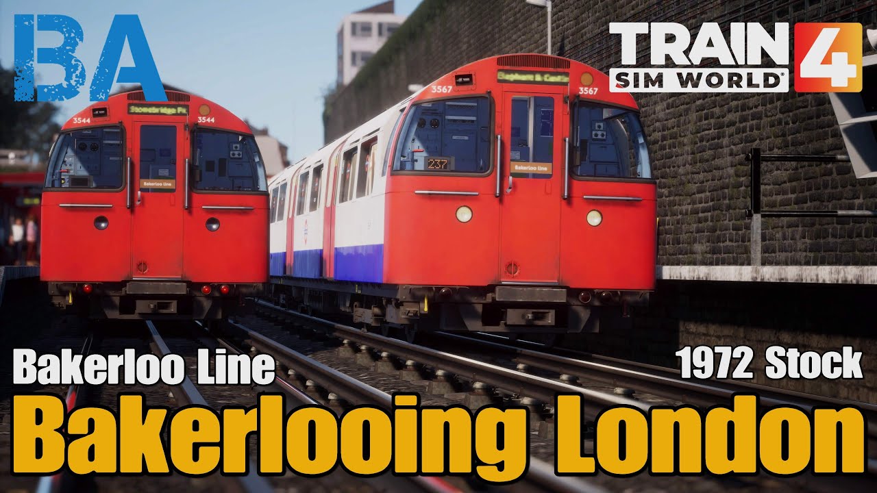 Bakerlooing London - 1972 Mark II Stock - Bakerloo Line - Train Sim ...