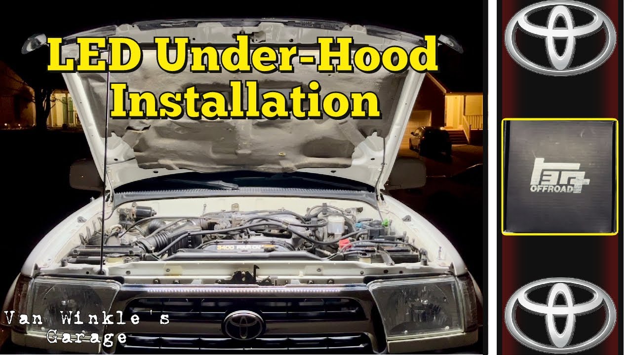 TEQ OFFROAD | LED Under Hood Upgrade - 3rd Gen Toyota 4Runner - YouTube
