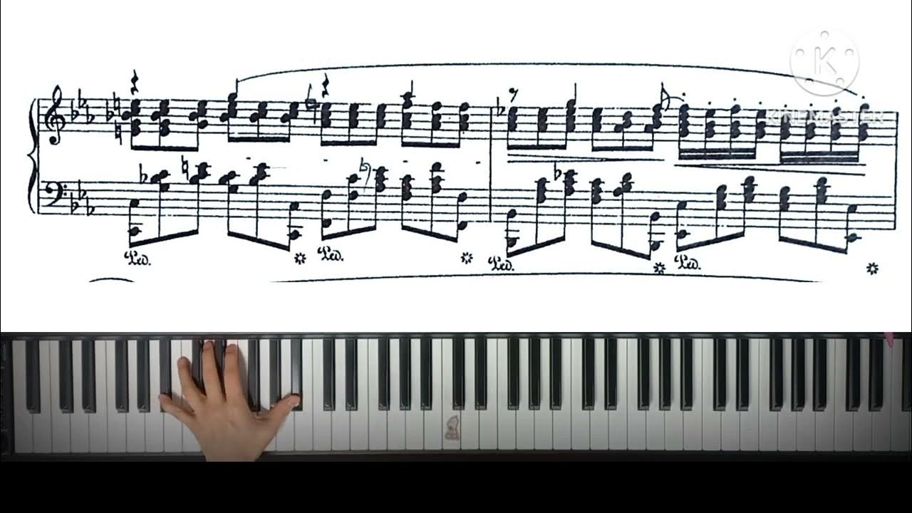 쇼팽 녹턴 13번 왼손2 느리게연습하기(Chopin nocturne Op.48 No.1 left hand practice) - YouTube