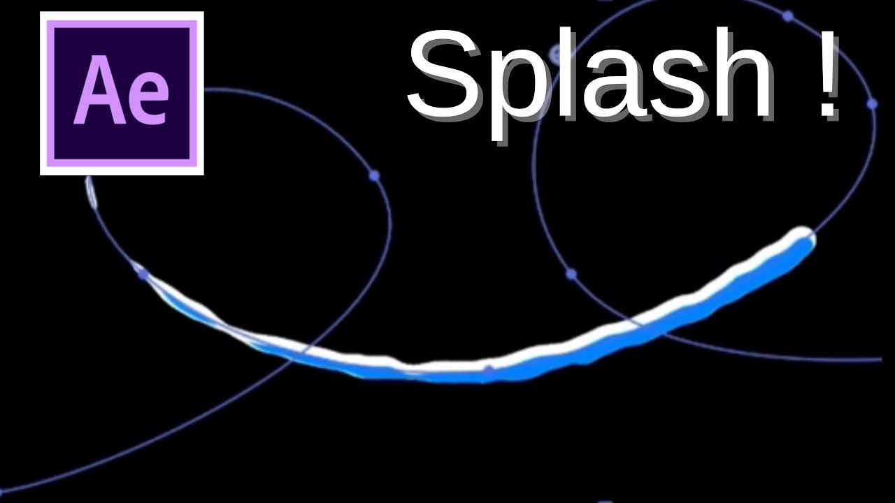 After Effect Water Splash Animation Tutorials - YouTube