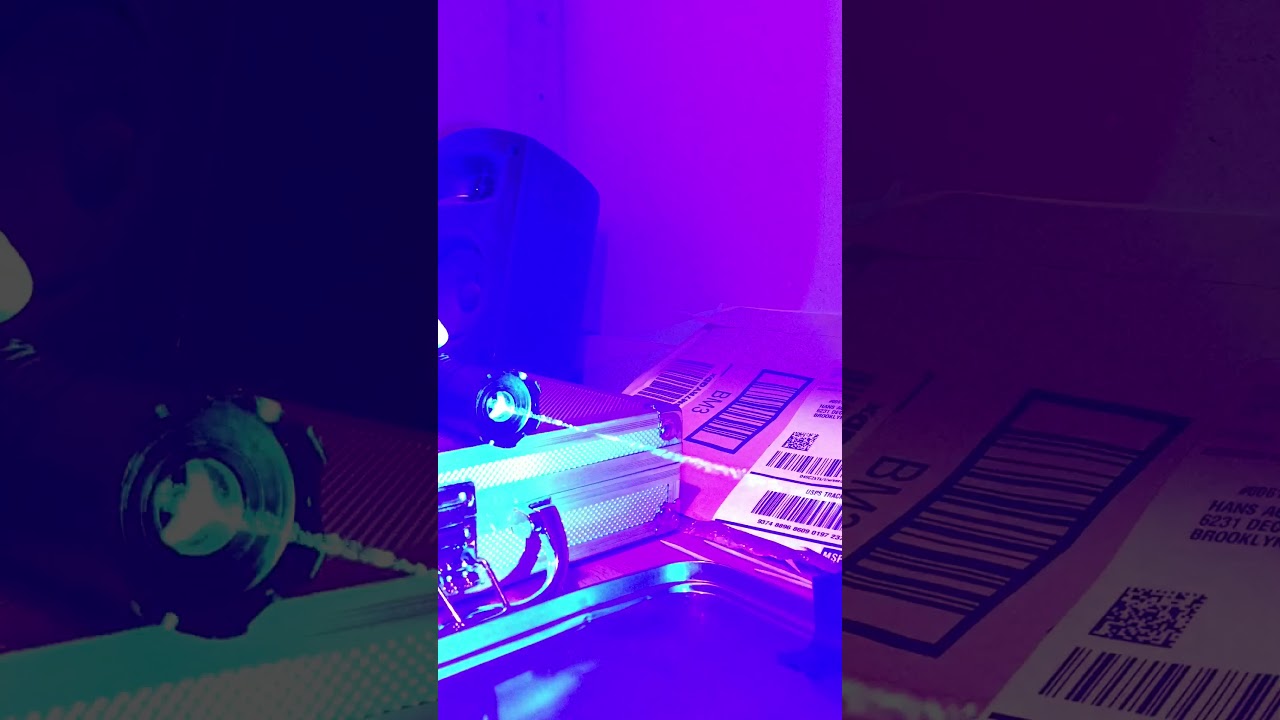 Thor M2 5mw Cutting Through Electrical Tape - YouTube