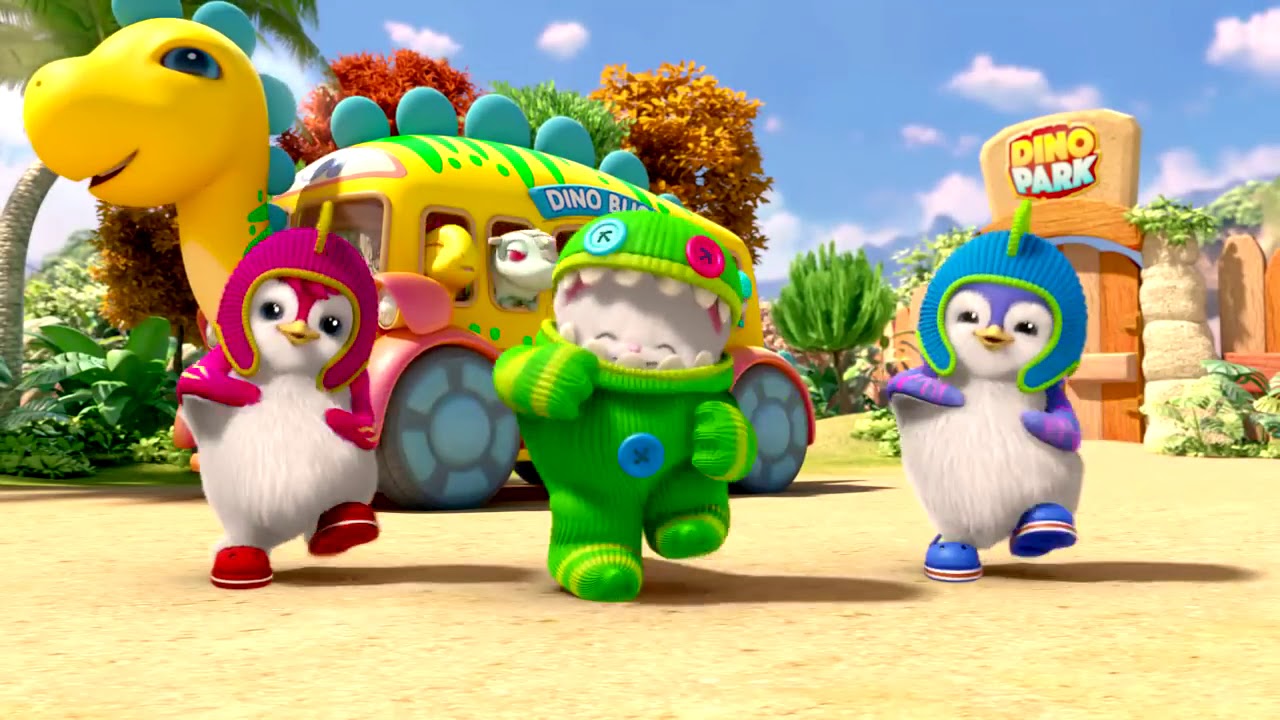 Dino bus #nursery rhymes for kids - YouTube