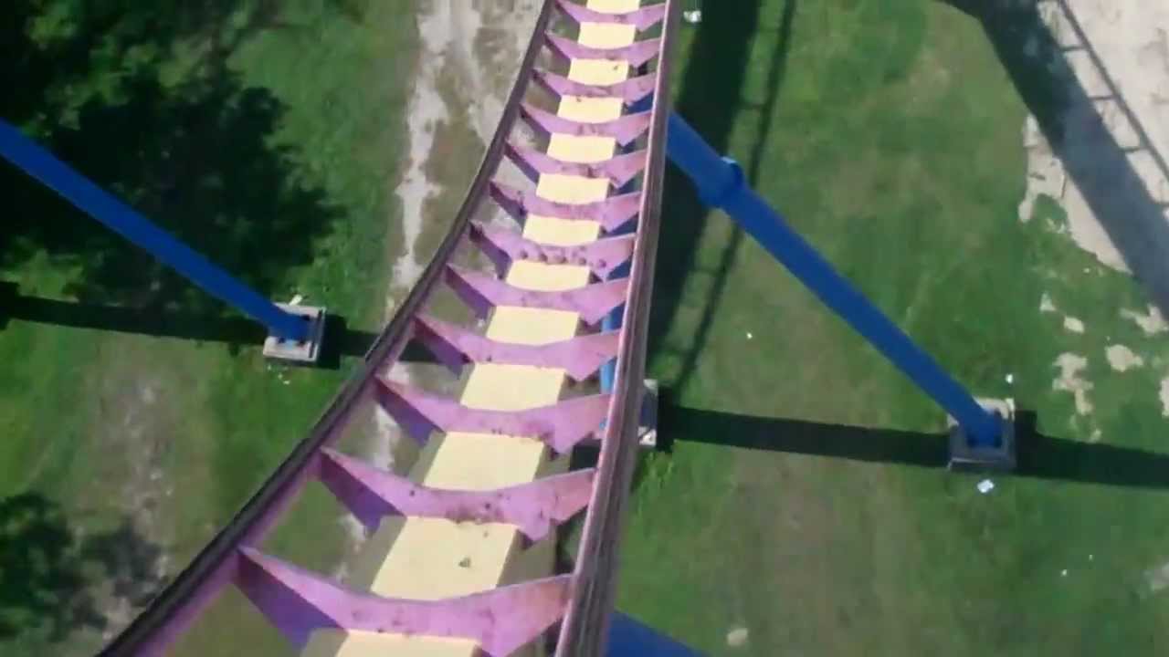 Nitro six flags new jersey front row POV - YouTube