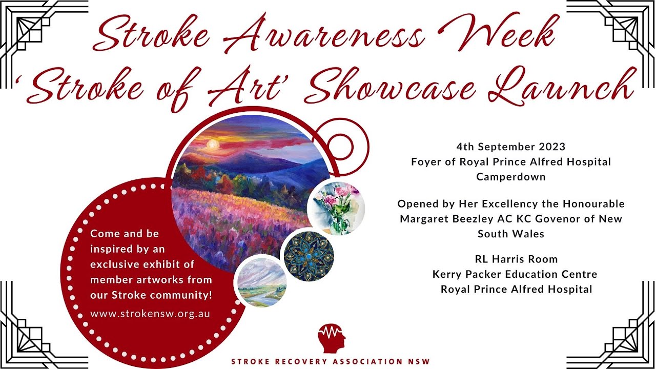 Stroke Recovery Awareness Week Launch 2023 'Stroke of Art' Showcase ...