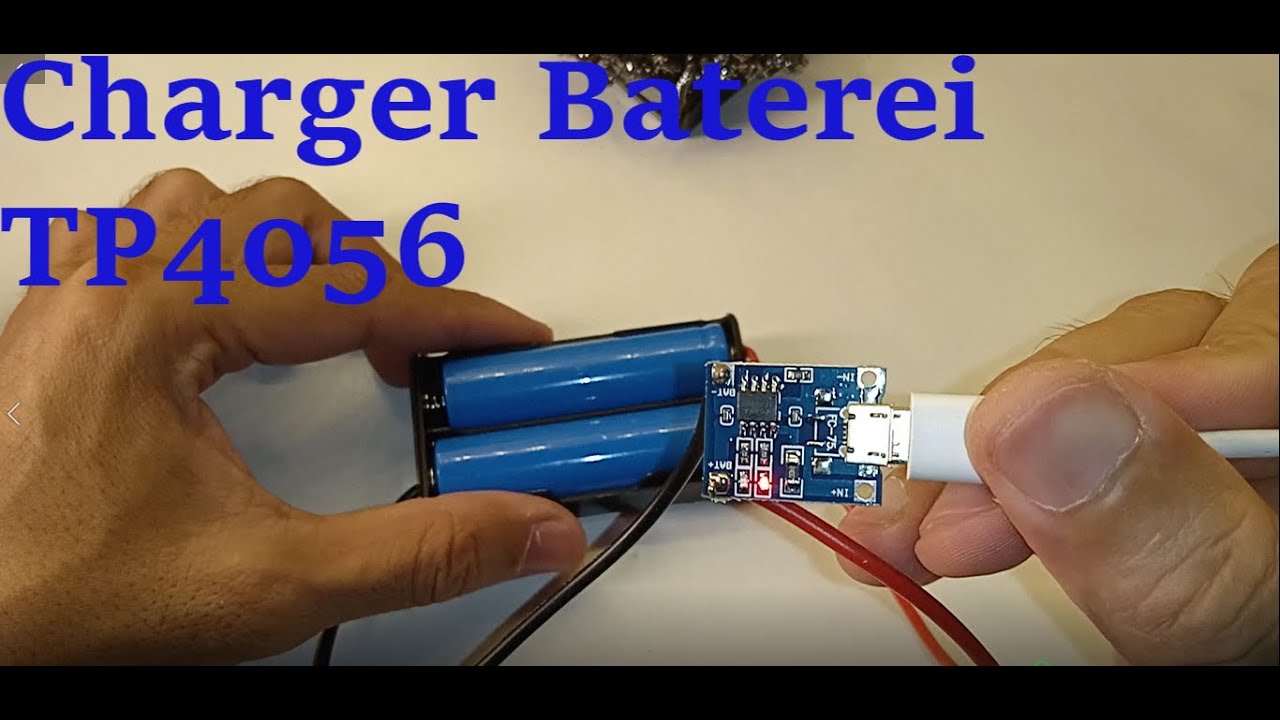 Charger Baterai 18650 dengan Modul 4056 - YouTube