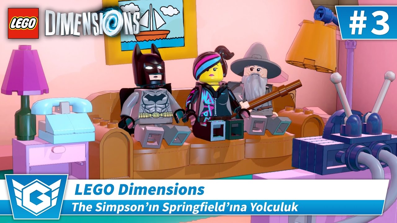 THE SIMPSONS'IN SPRINGFIELD'INA YOLCULUK | LEGO Dimensions (Bölüm 3 ...