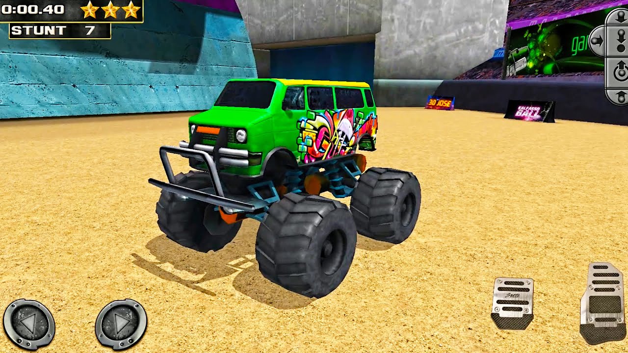 Extreme Driving Monster Truck - 3D Monster Truck Parking Game #3 ...