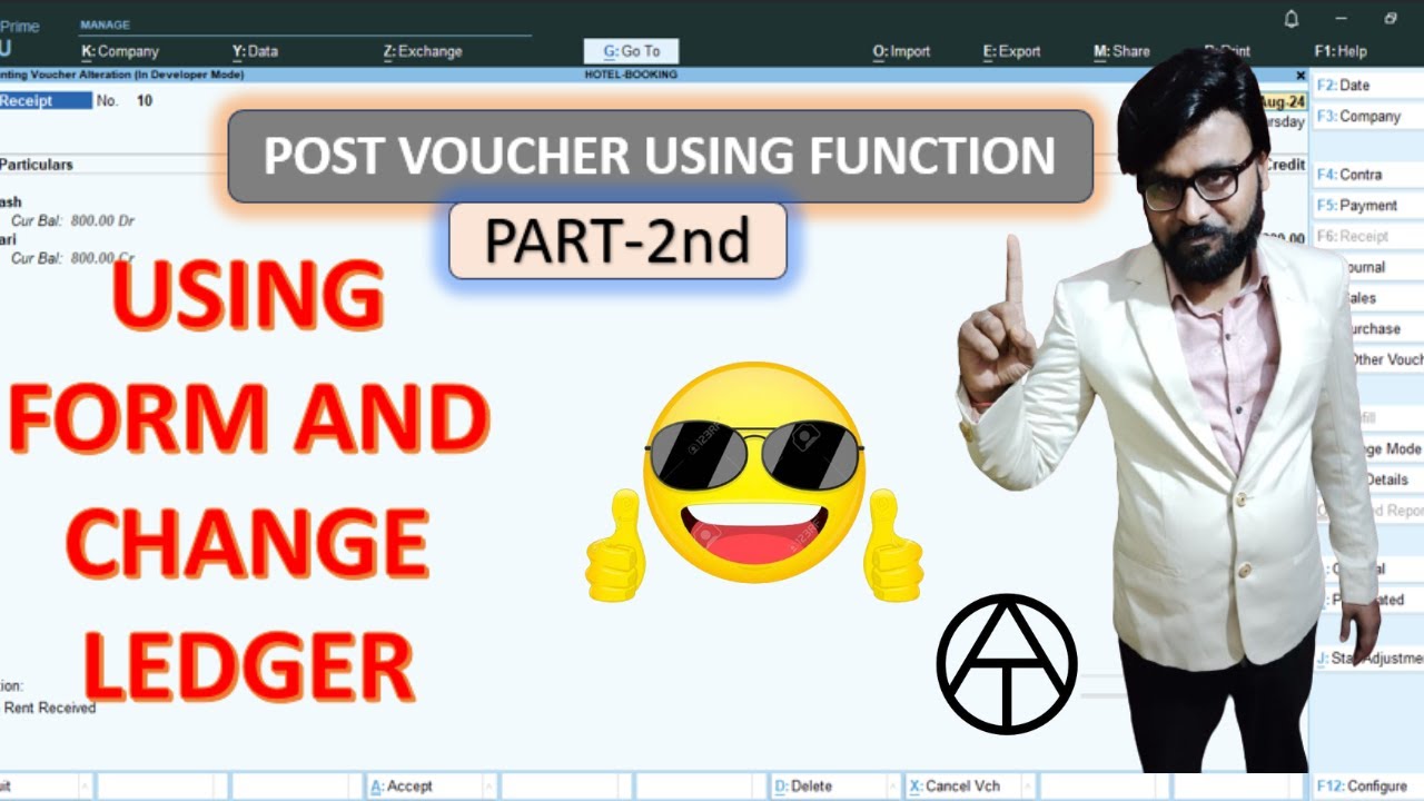 Post Voucher Using Function-2nd || @anuragtiwari7149 || - YouTube