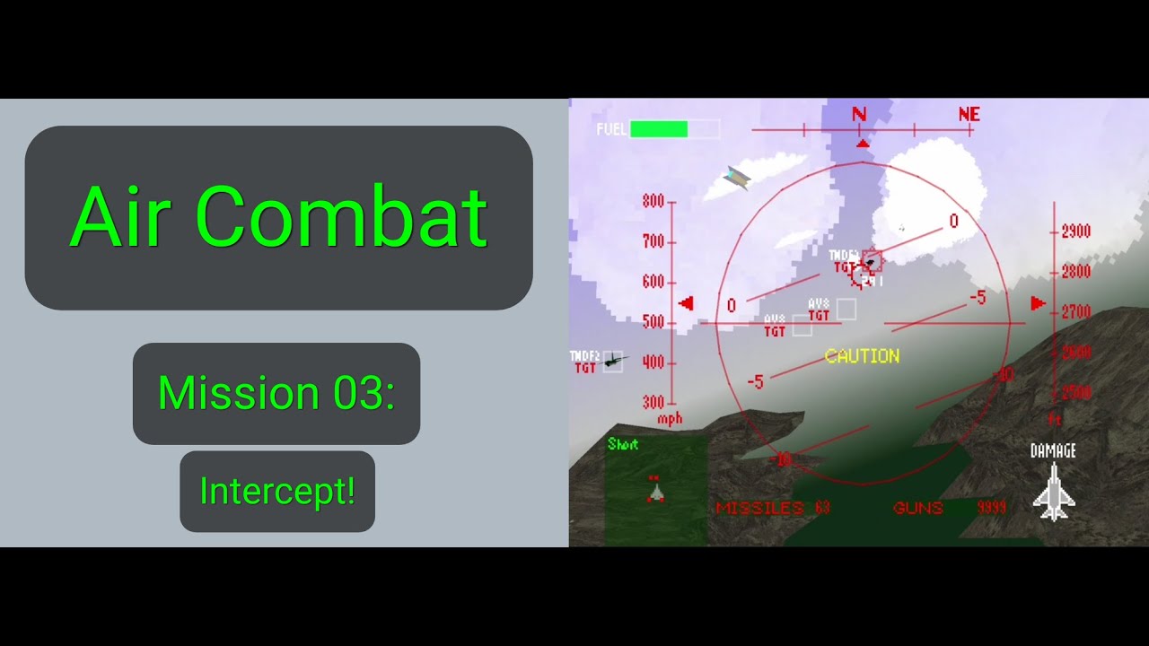 Air Combat (1995) | Mission 03: Intercept! - YouTube
