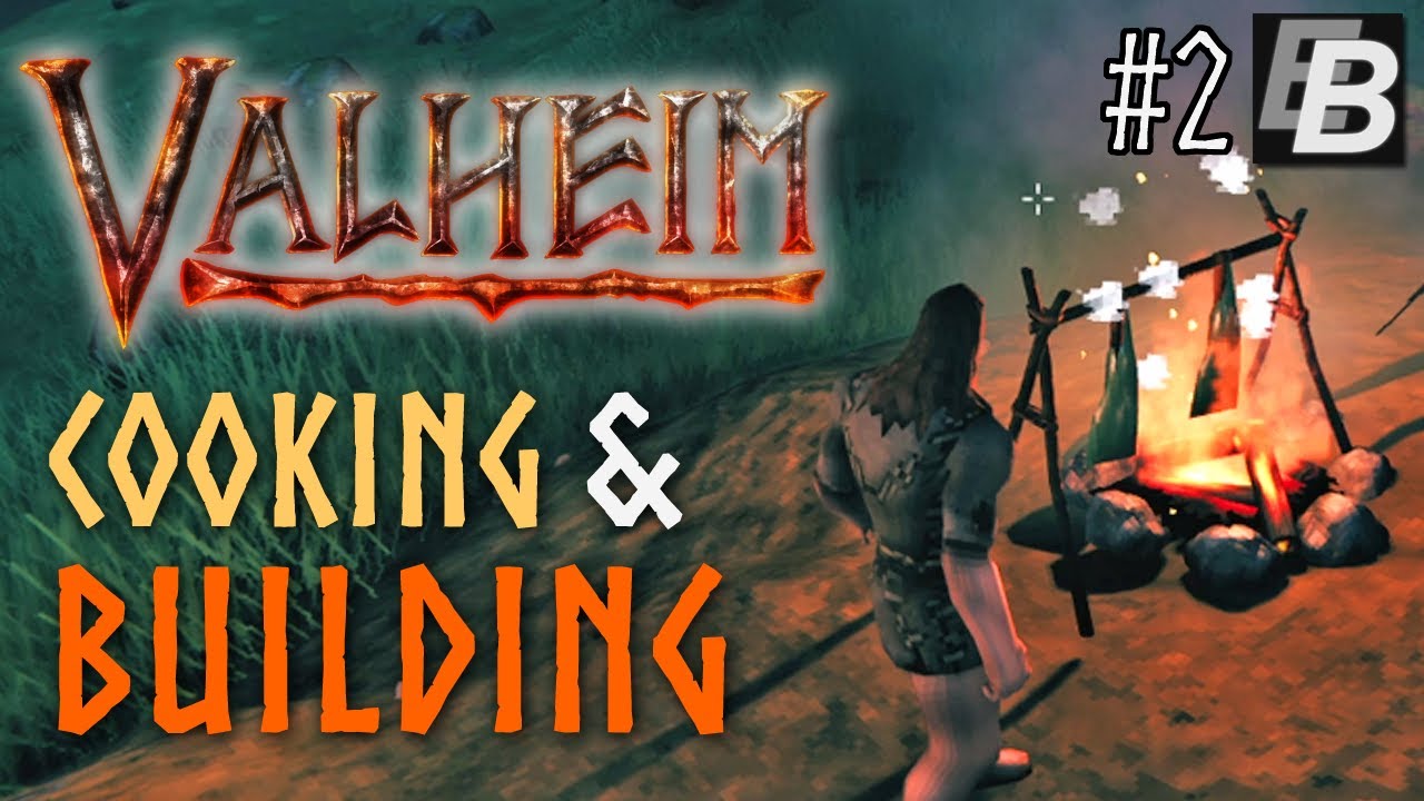 Cooking Lizards and Building a House - Valheim Gameplay #2 - YouTube