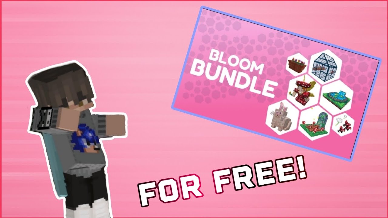 GET A BLOOM BUNDLE FOR FREE! | Small giveaway | Cubecraft bedrock - YouTube