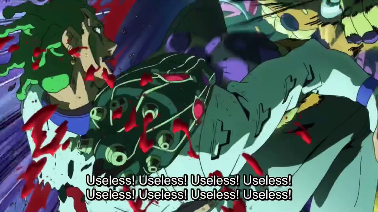 Jojos bizarre adventure Giorno 7 Page MUDA - YouTube