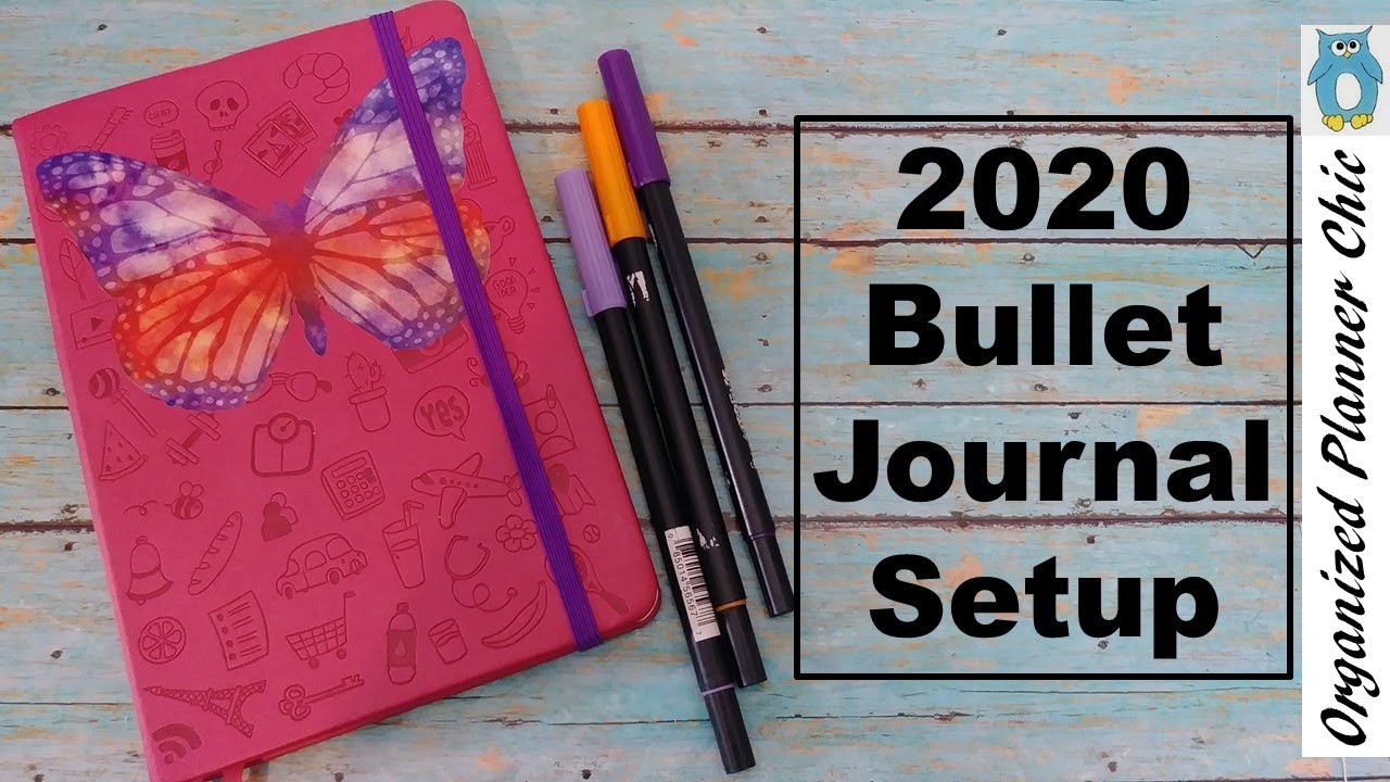 2020 Bullet Journal Setup | Easy Bullet Journal Setup | Minimal Bullet ...