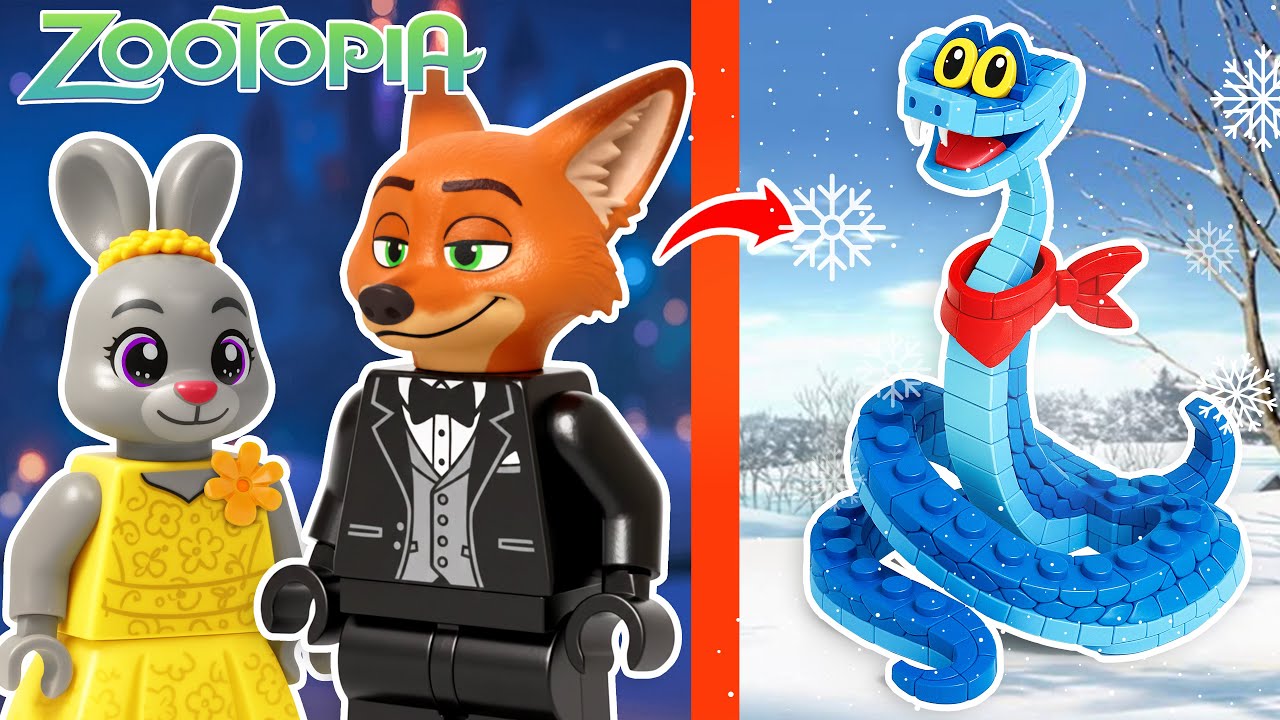 How to DIY Every Character in LEGO Zootopia 2 🦊🐰 | FUNZ Bricks - YouTube