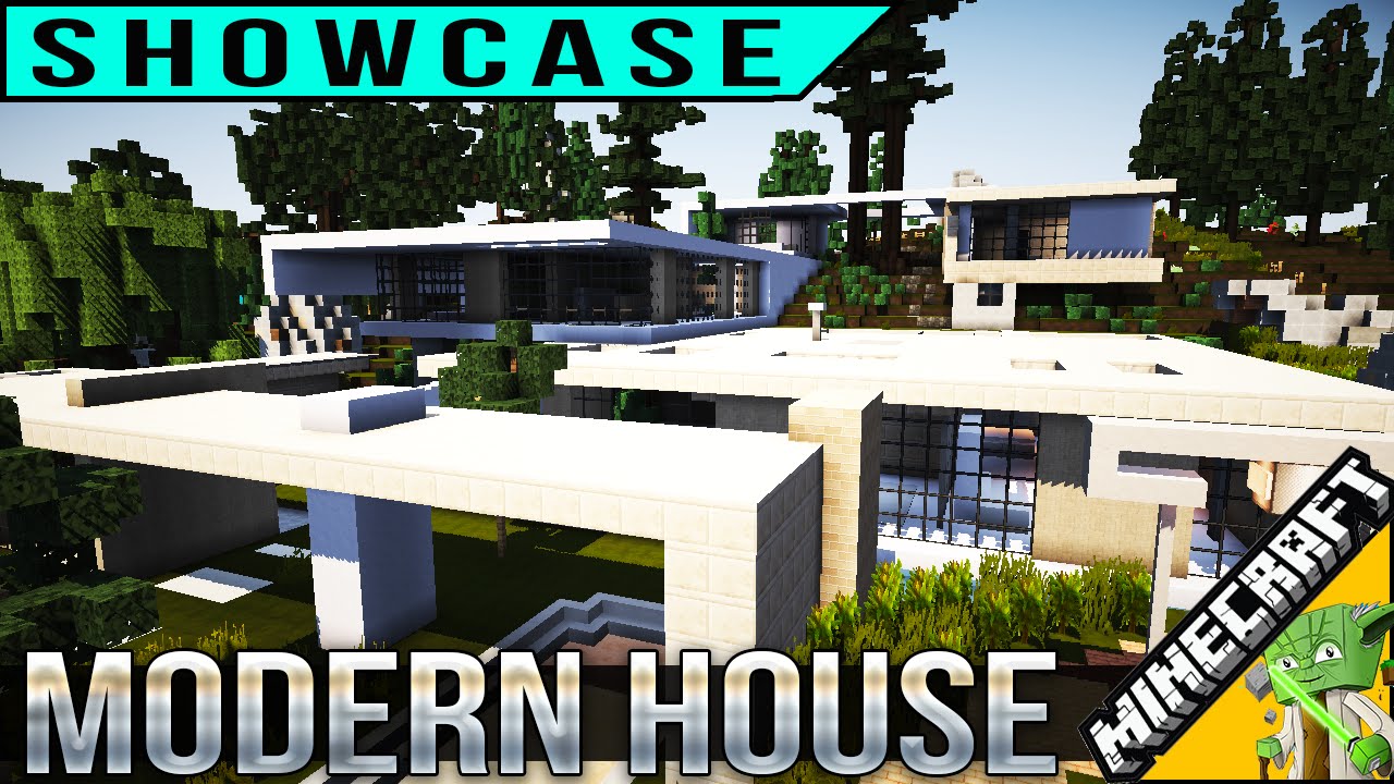 Minecraft Modern House Showcase from UTB - ft. GodCrafterUK - YouTube