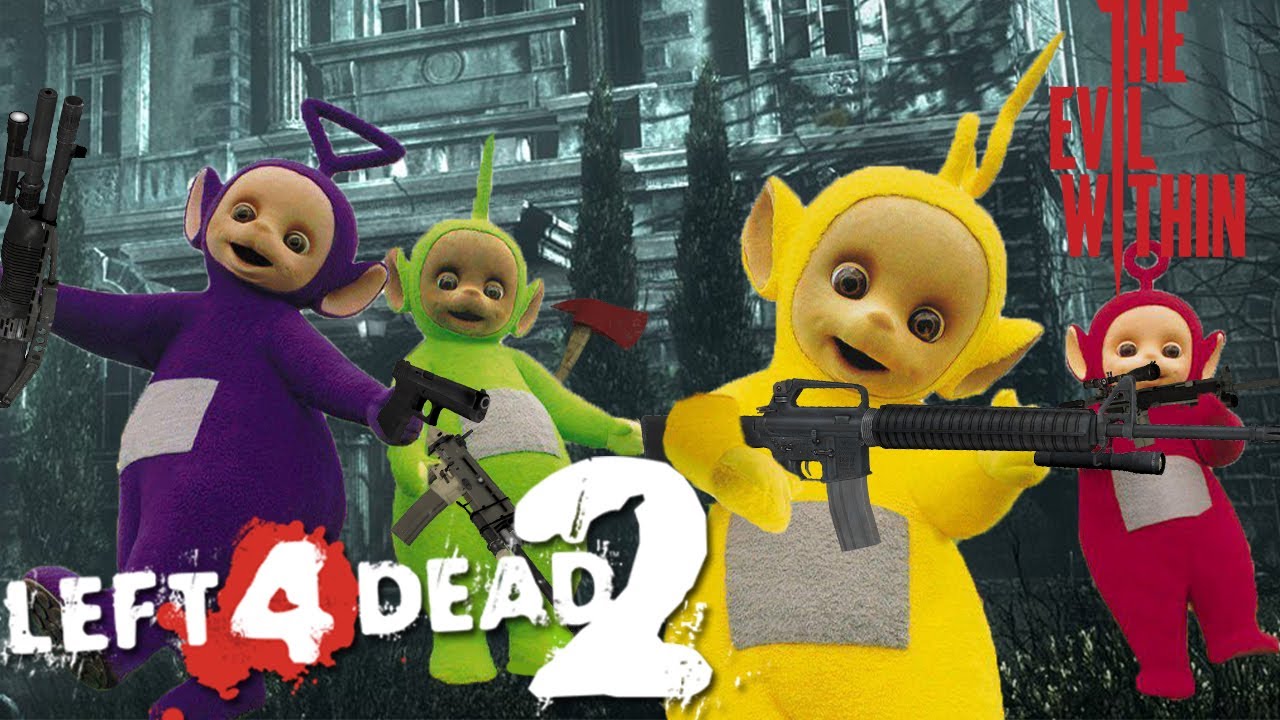 Left 4 Dead 2 | Teletubbies vs Teletubbies Zombie [The Evil Within ...