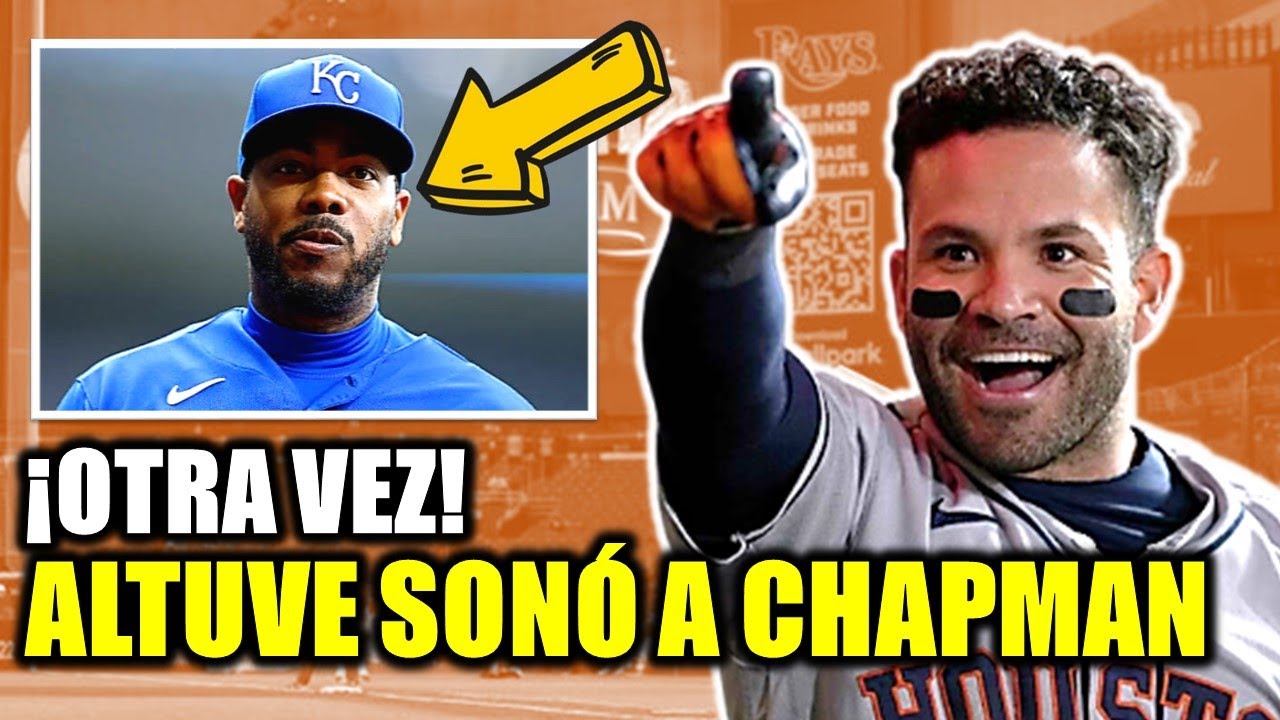OTRA VEZ! JOSÉ ALTUVE SE ENFRENTÓ A AROLDIS CHAPMAN Y ESTO FUÉ LO QUE ...