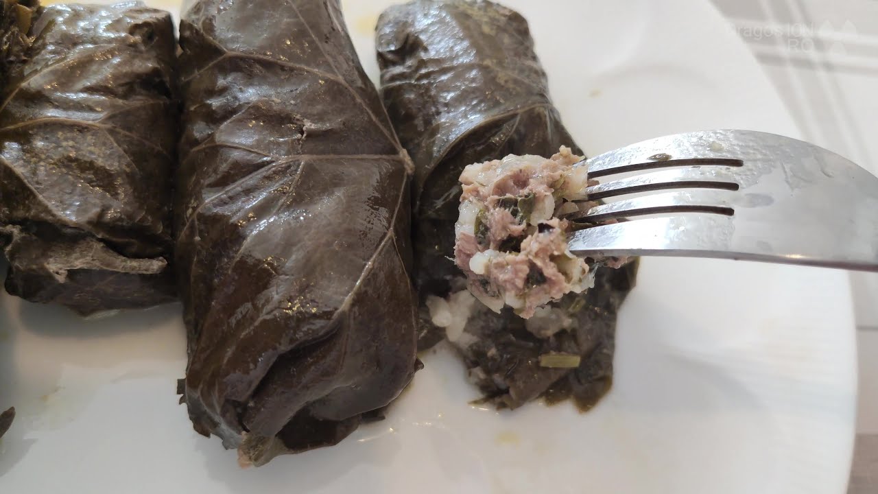 Eating Dolma I made for the first time - YouTube