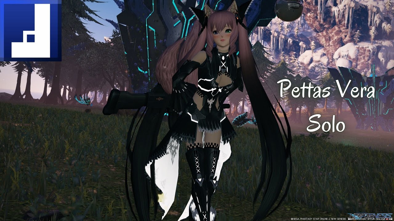 PSO2 NGS - UQ Pettas Vera Solo S | Ranger / Fighter - YouTube