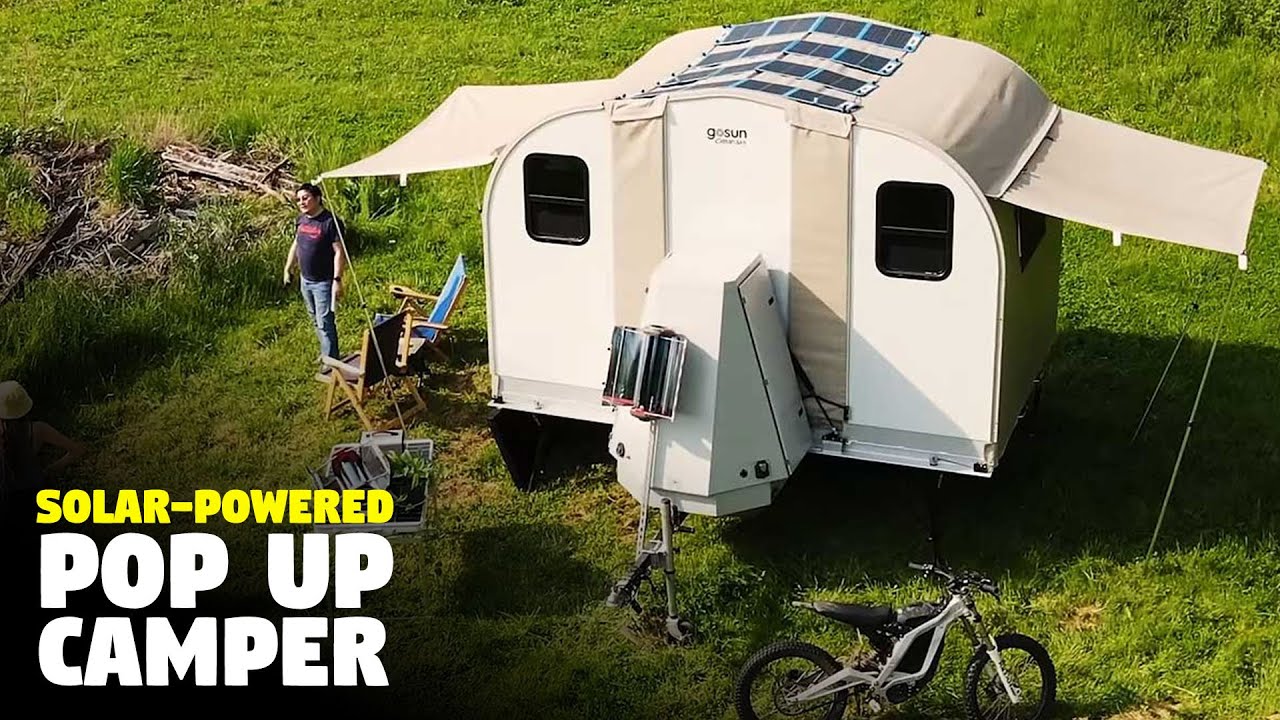 GoSun's Camp365: Solar-powered pop up camper trailer on wheels ...