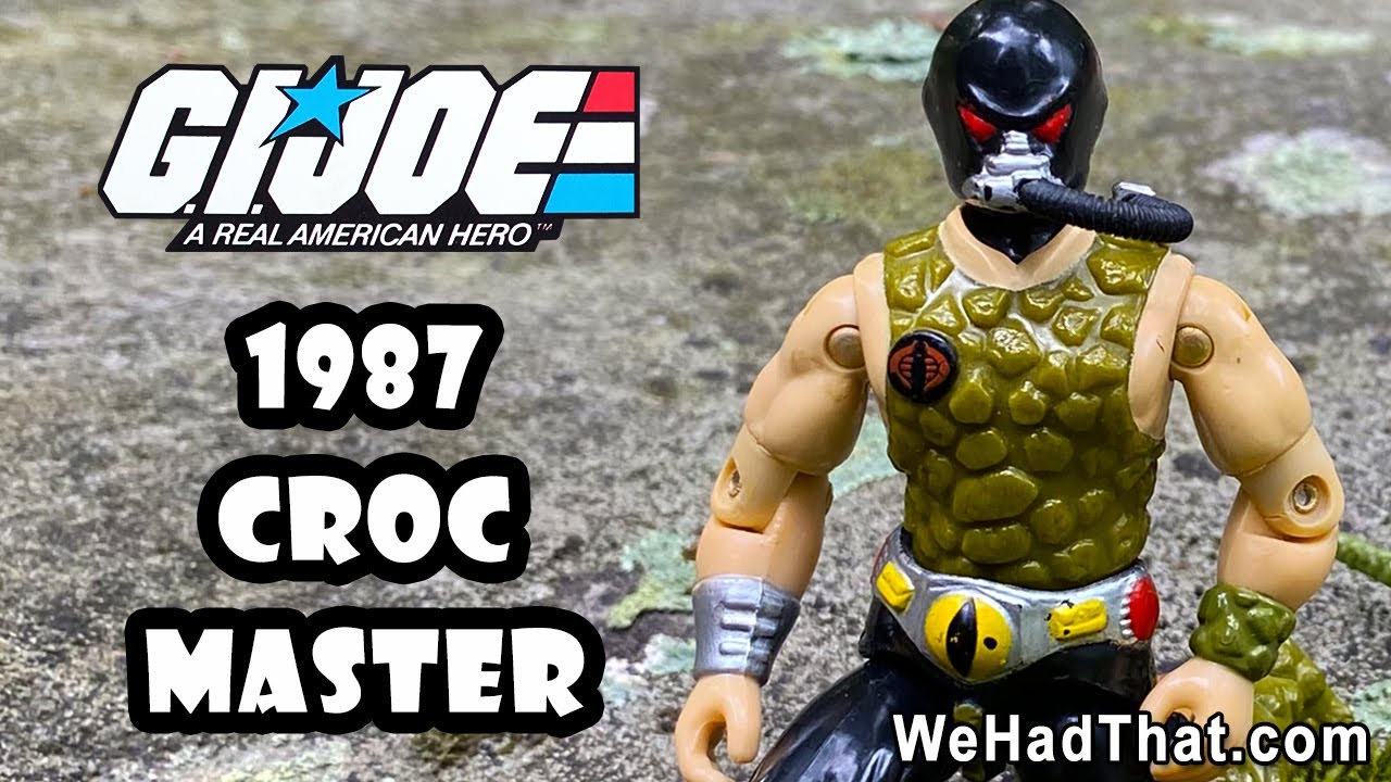 Vintage Hasbro G.I. Joe Cobra Croc Master - Cobra Reptile Trainer ...