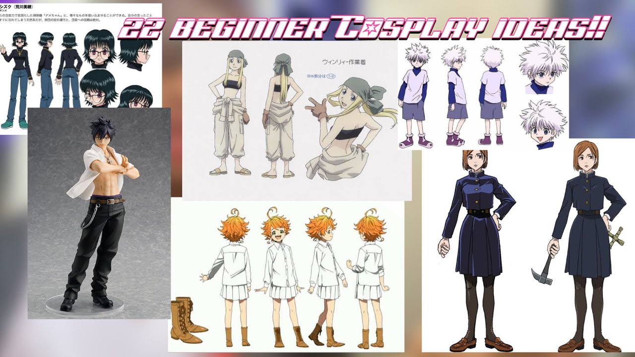 22 beginner Cosplay ideas! Anime | Masculine and Feminine! | Chaotic ...