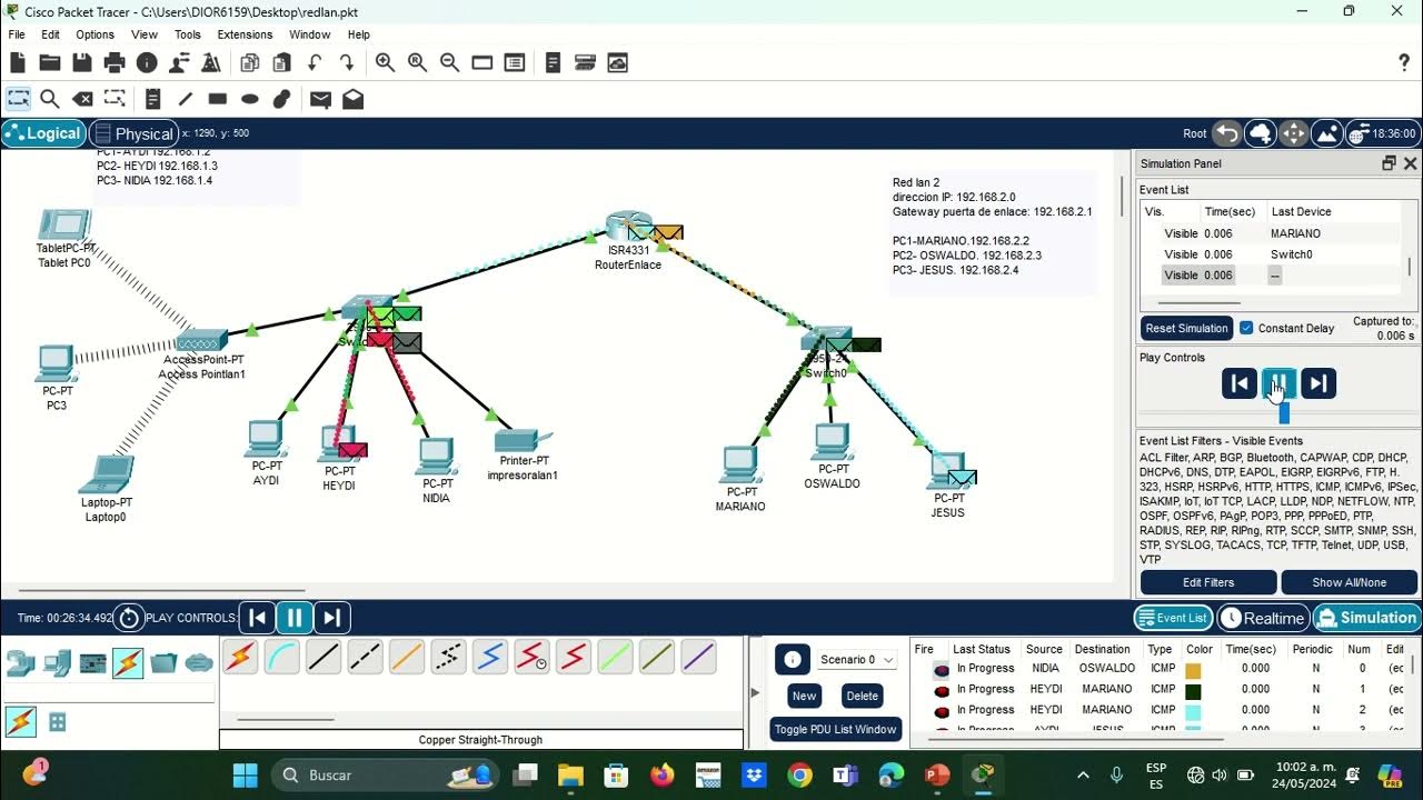 simulador de cisco packet tracer - YouTube