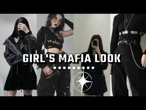 Mafia girl's look"(Mafia girl's outfit)*Korean outfit 🖤💯 Mafia Queen 👑 ...