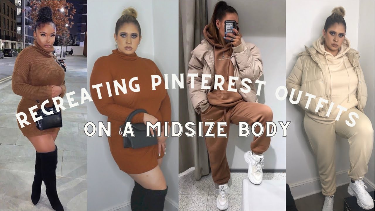 Recreating Pinterest Outfits On A Midsize Body - YouTube