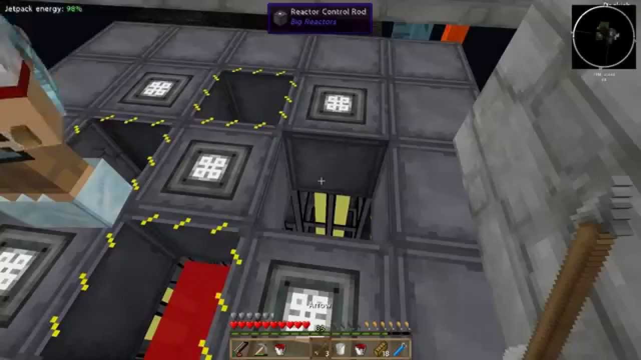 Big Reactors mit Redstone Kühlung | Minecraft Agrarian Skies #92 ...