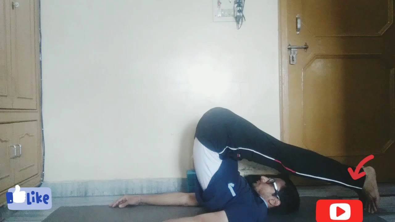 Plow pose with longest Holding time 25 min 30 sec - YouTube