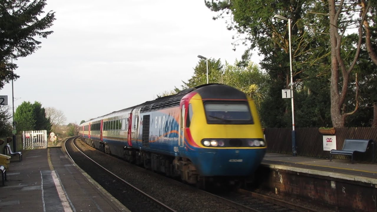 EMR HST 43048 & 43059 Pass Long Eaton January 2020 - YouTube