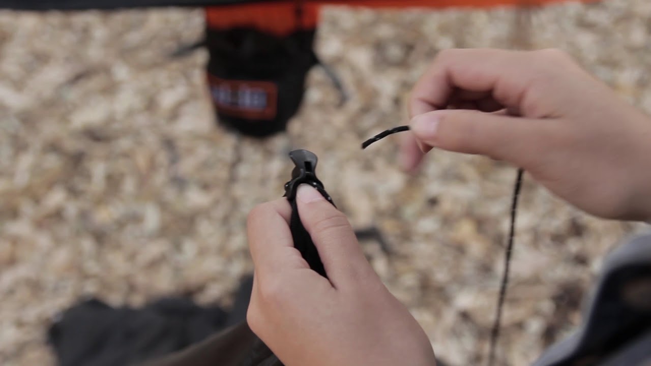 How To: Installing Guylines On Rain Fly Line Locks from "Nature's ...