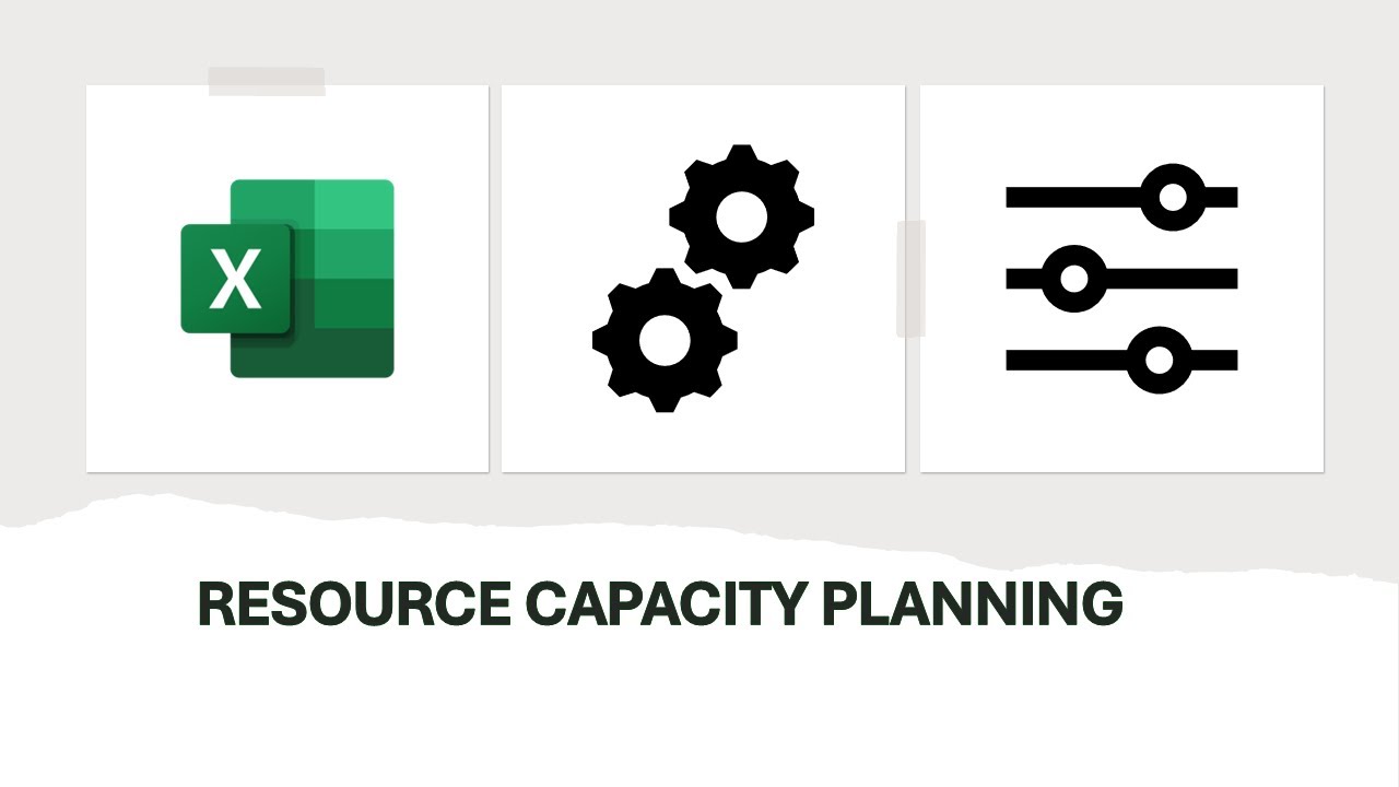 Resource Capacity Planning Template How to on settings and headings ...