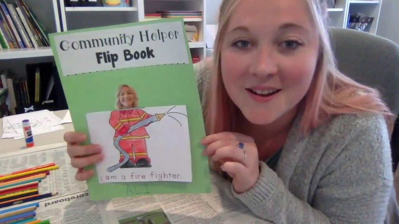 Community Helper Flipbook! - YouTube