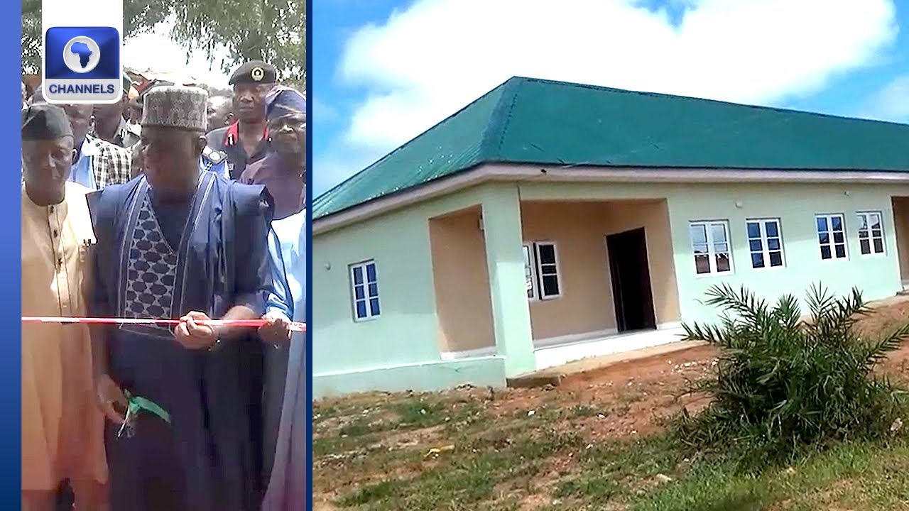SGF Commissions Remodelled Mobile Police Base In Plateau State - YouTube
