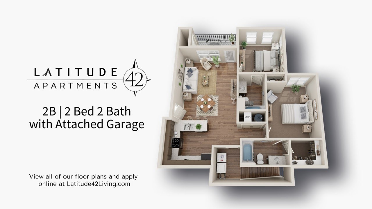 Take a Virtual Tour of our 2B Floor Plan! - YouTube