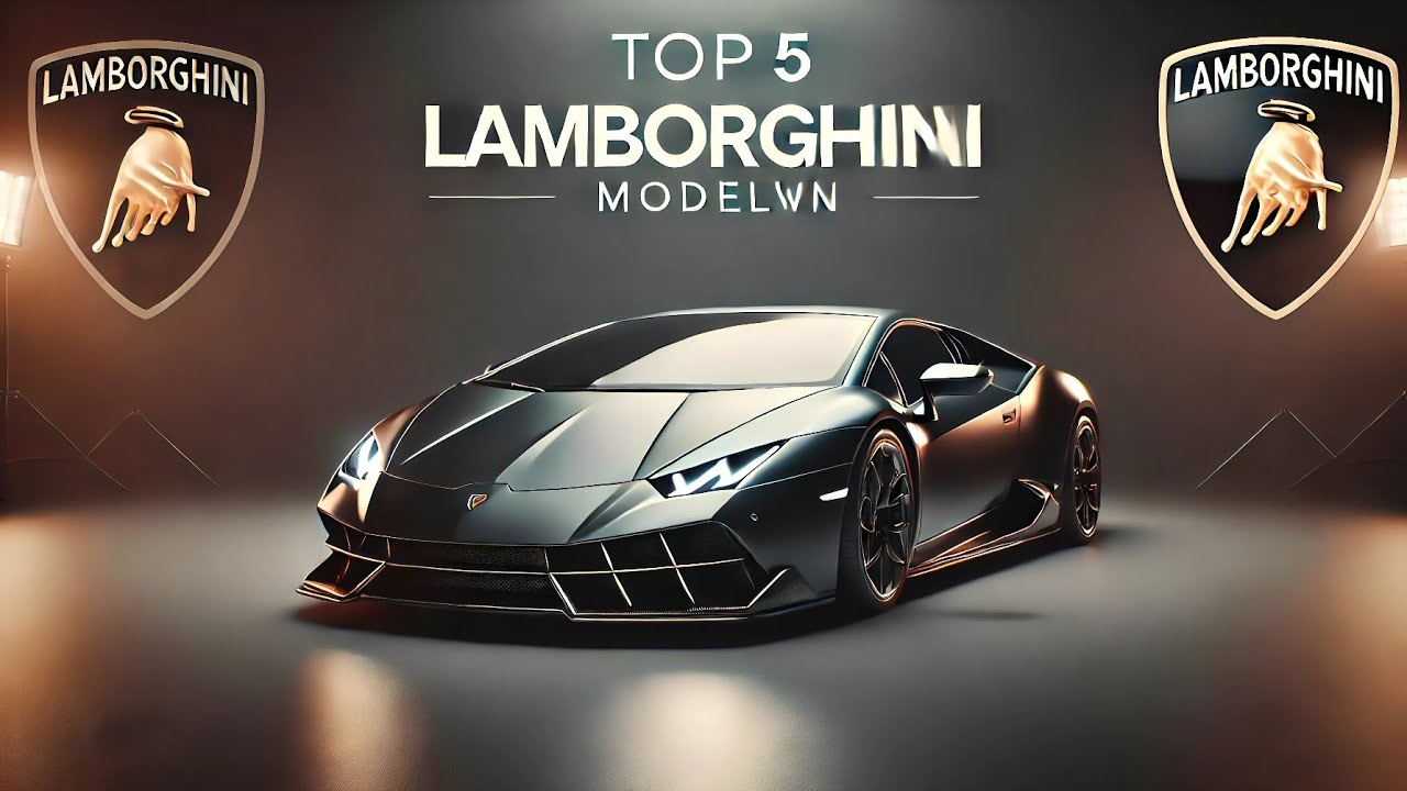 Top 5 Most Popular Lamborghini Models of All Time - YouTube