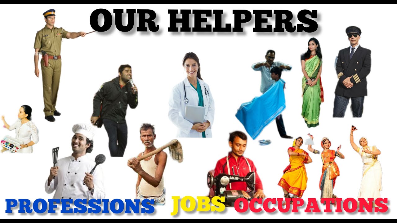 Profession | Job | Occupation | Our Helpers || Different types of ...