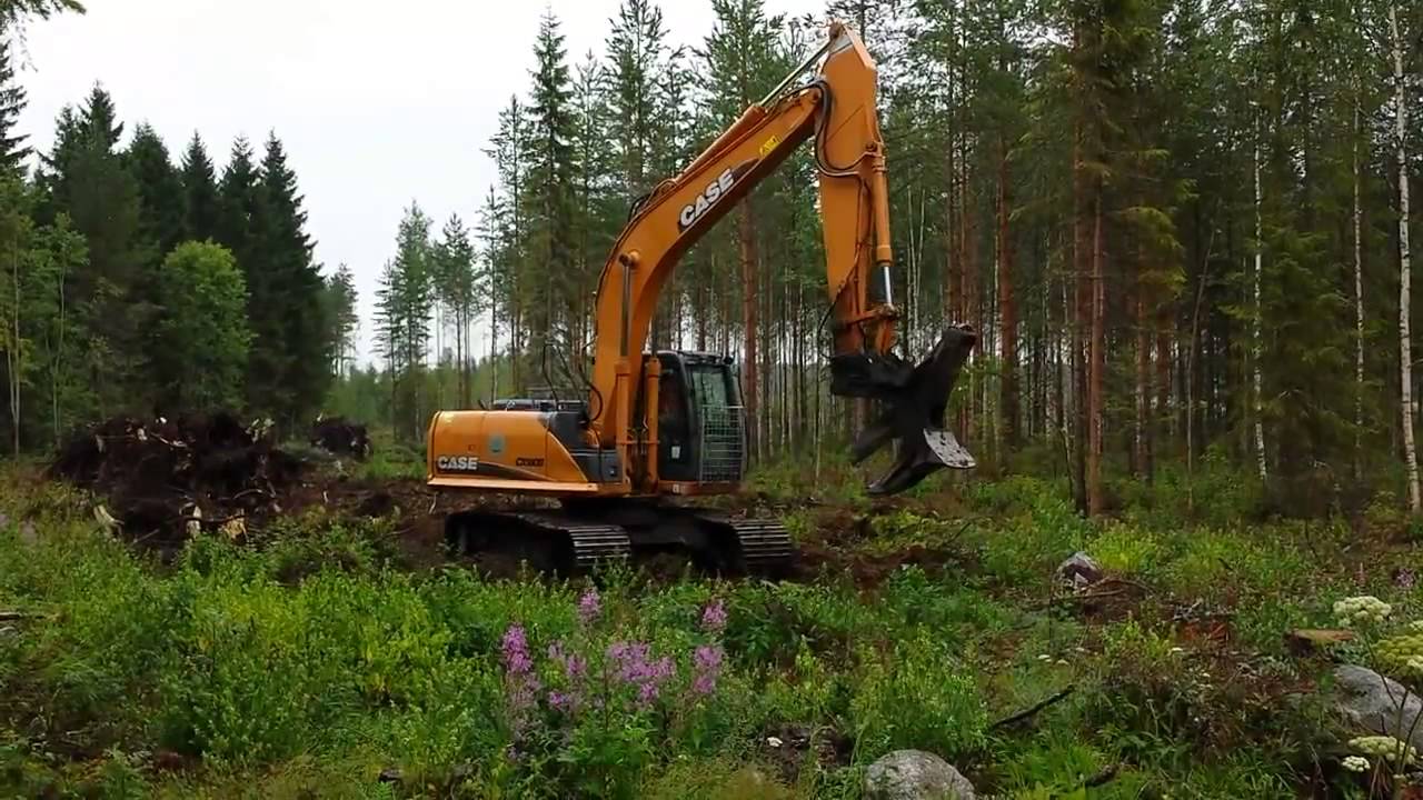 Excavator Case CX 180 B - YouTube