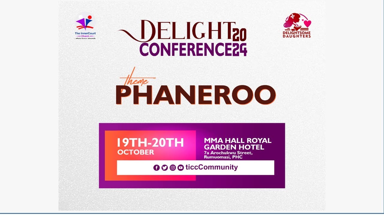 Delight Conference 2024 | Phaneroo | 19th October 2024. - YouTube