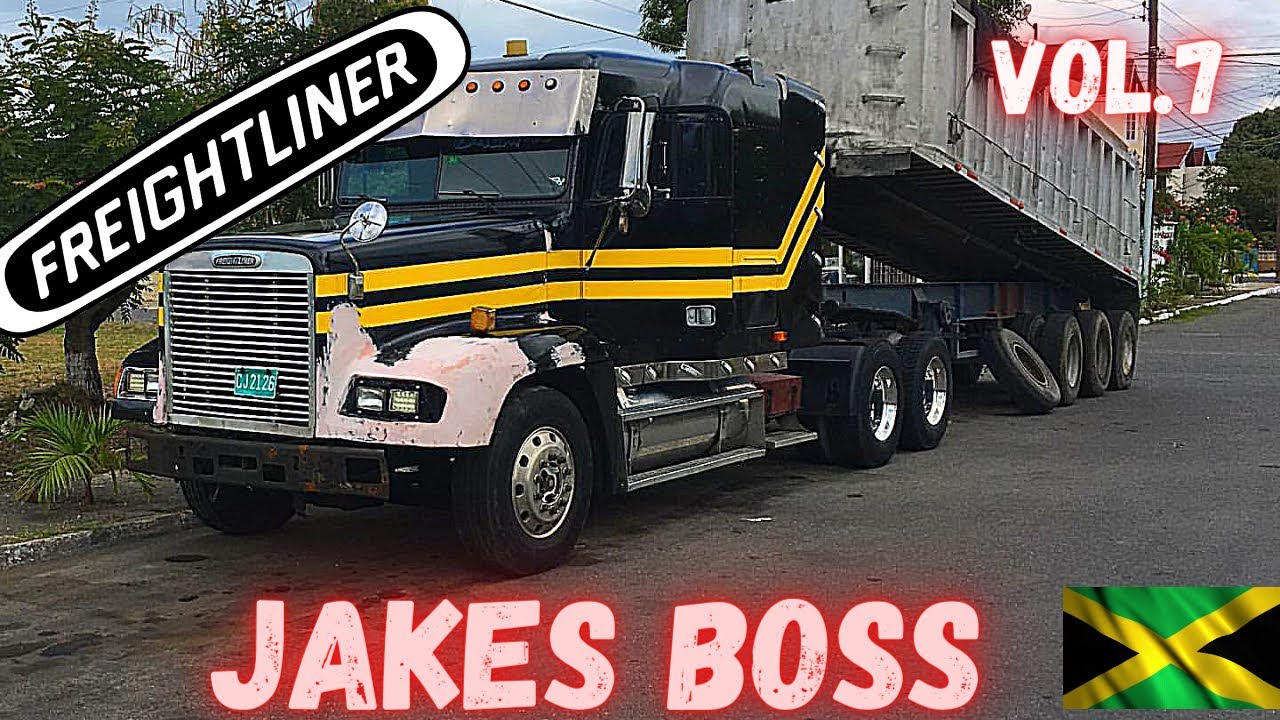 Jamaican black freightliner Jake brake down hill VOL.7 [PLUG IN YOUR ...