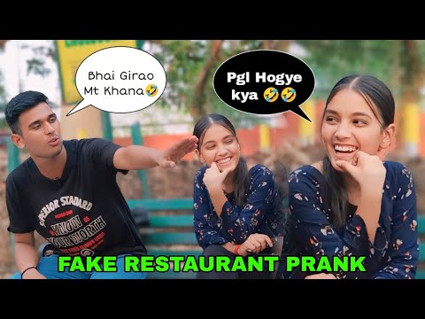 FAKE RESTAURANT PRANK ON GIRLS 😆😅 | WAITER ASKING FOR ORDER IN FAKE RESTAURANT | TheRascals |