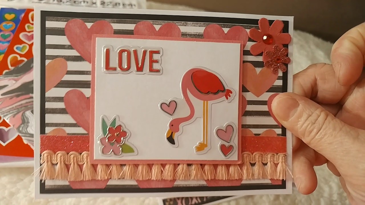 Project share/VR for Valentines card challenge (by Kathy's Cards) - YouTube
