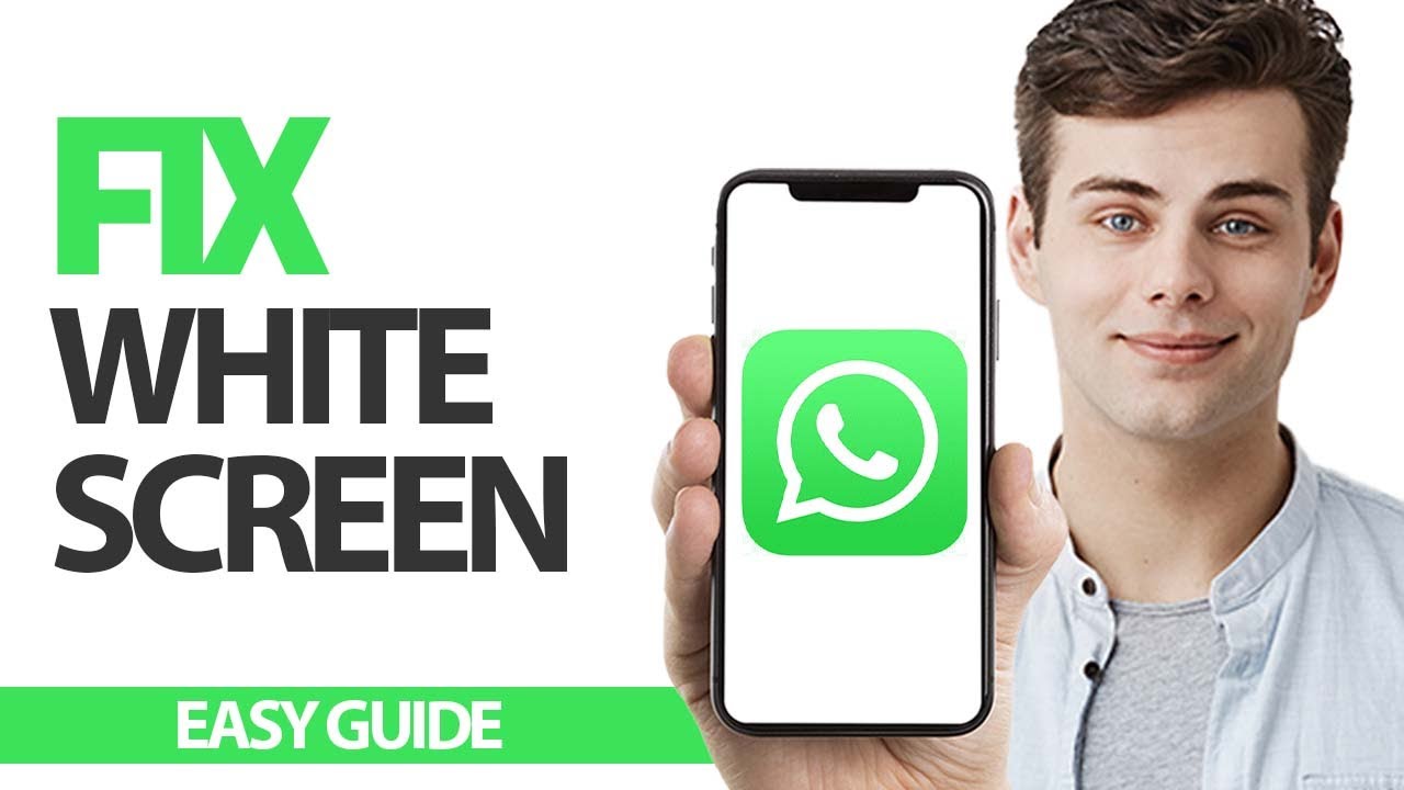 How To Fix WhatsApp App White Screen | Final Solution - YouTube