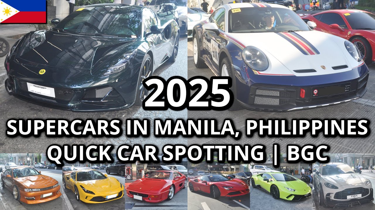 Quick Car Spotting in Manila | Supercars in Philippines 2025 | BGC Car ...