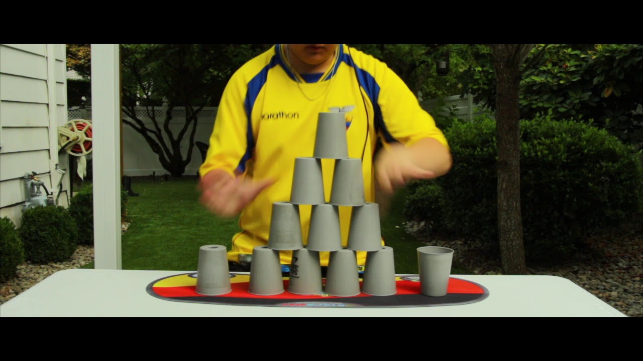 Sport Stacking: Slow Motion 2017 - YouTube
